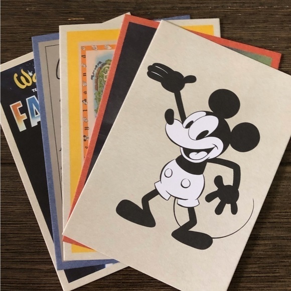 Disney | Office | Disney Mickey Mouse Museum Postcard Set Of 5 3 | Poshmark
